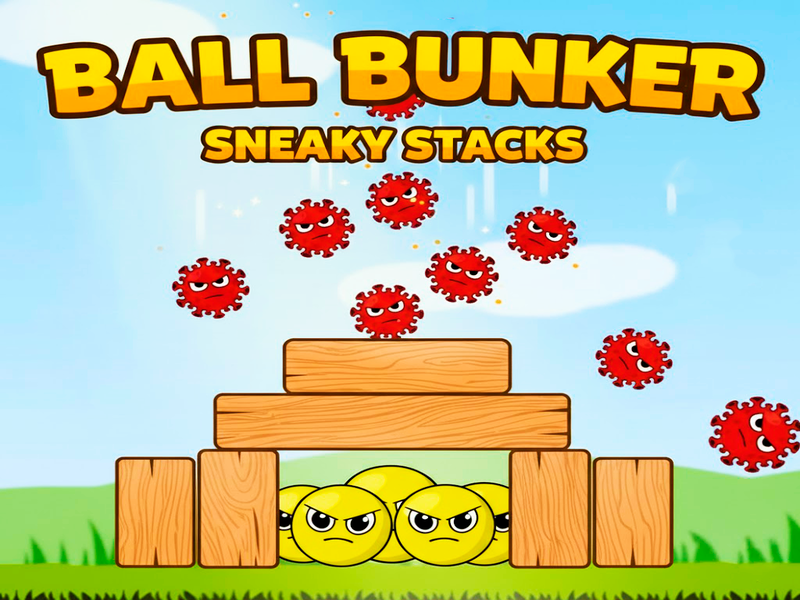 Ball Bunker: Sneaky Stacks 🕹️ Играјте онлајн на SGameS